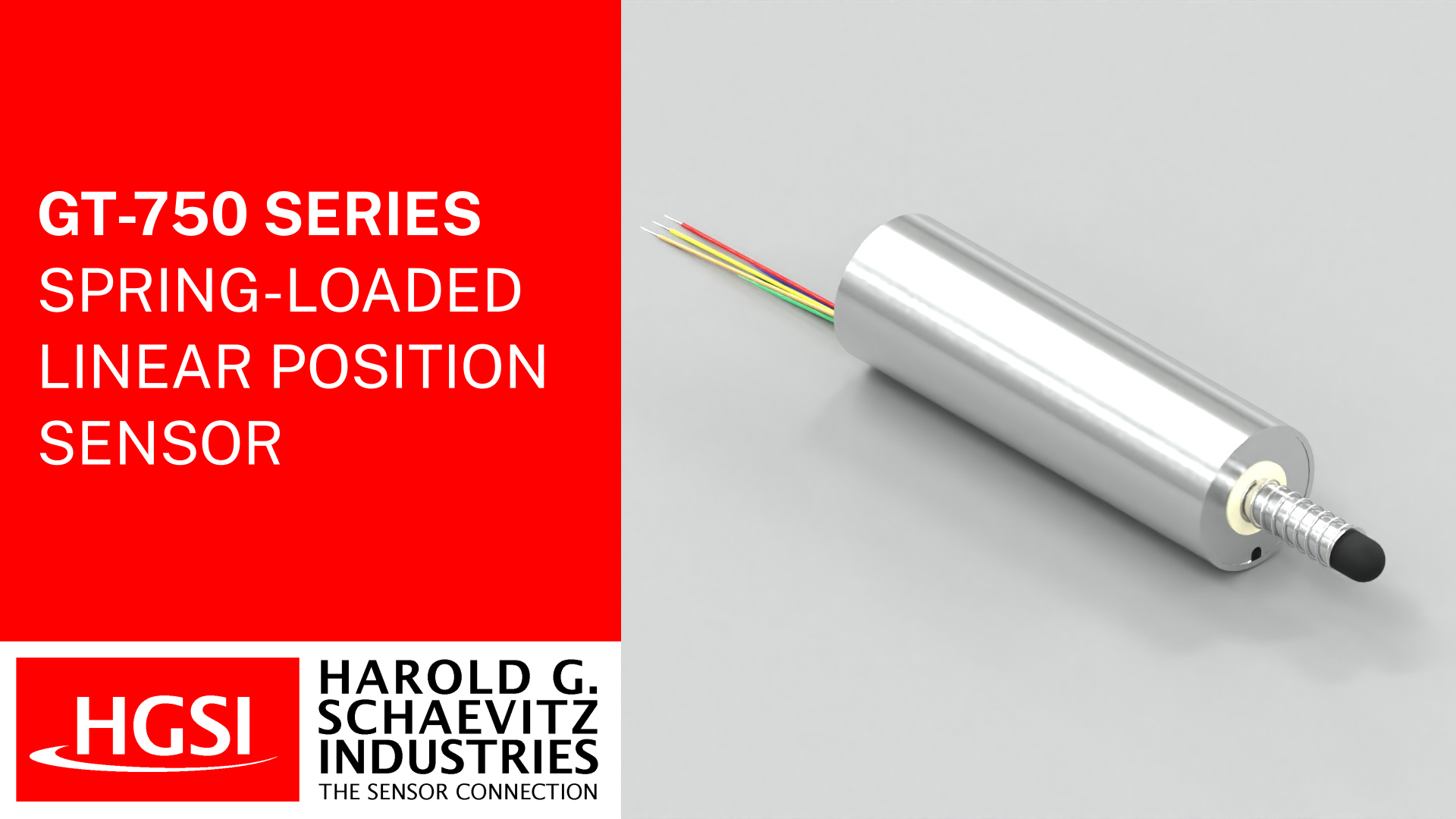 GT-750-A Series LVDT AC Spring Loaded Position Sensor